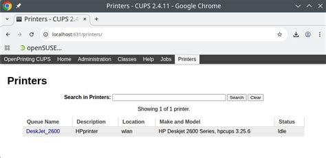 My Experience Installing Hp Network Printer Without Yast Open Chat Opensuse Forums
