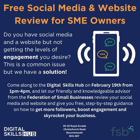 Digital Skills Hub On Linkedin Digitalskillshubboscombe Federationofsmallbusinesses Smeowner