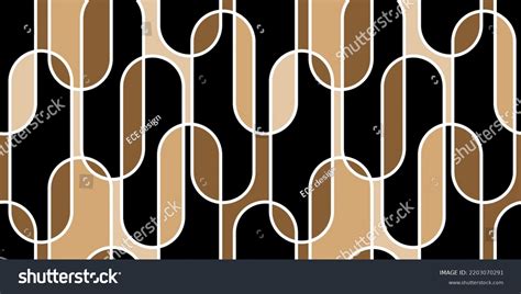 Seamless Abstract Chain Pattern Vector Illustration Stock Vector