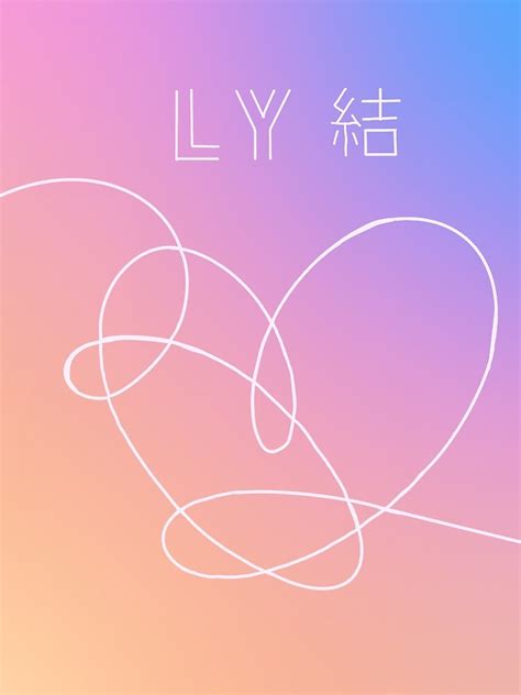 Bts Love Yourself Album Cover Art Print By Bellatrixx Redbubble