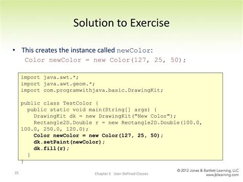 Ppt Chapter 5 User Defined Classes Powerpoint Presentation Free
