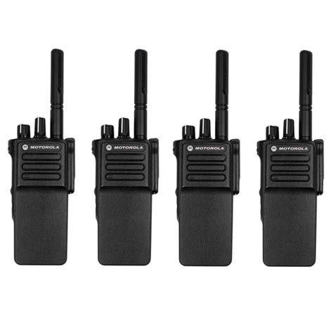 Комплект 4 шт Рація цифрова професійна армійська Motorola Dp4400e Vhf Li Ion 2100 мАг фото