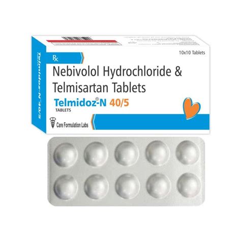 Nebivolol Hydrochloride Ip Eq To Nebivolol 5mg Telmisartan Ip 40mg At Best Price In Delhi