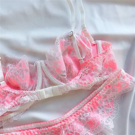 Lencería Traviesa Lencería Sexy Conjunto De Lencería De Encaje Etsy