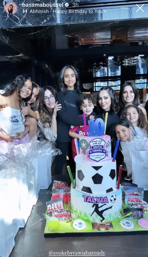 تامر حسني وبسمة بوسيل يحتفلان معاً بعيد ميلاد إبنتهما تاليا Et بالعربي