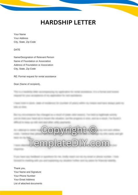 Hardship Letter For Rental Assistance Sample With Examples Lettering Types Of Lettering Rental