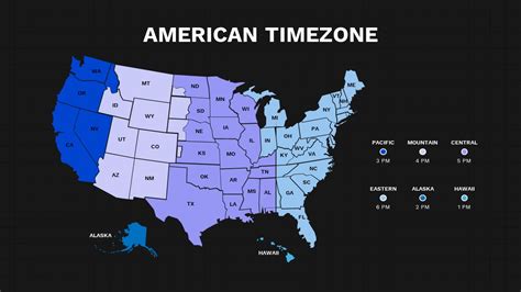 Mapa De Estados Unidos Con Nombres Y Zonas Horarias Mapa De Zonas