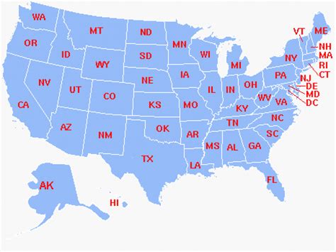 Us Map With State Lines Printable Map