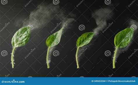Transpiration Stages In Plants Diagram Showing Transpiration In Plant