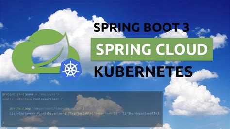 Spring Cloud Kubernetes With Spring Boot 3 Piotrs Techblog R