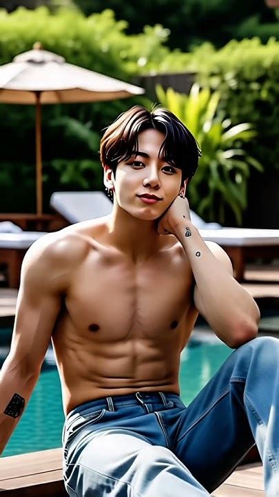 Bts Jungkook Shirtless💜 Bts Btsarmy Btsshorts Btsedits