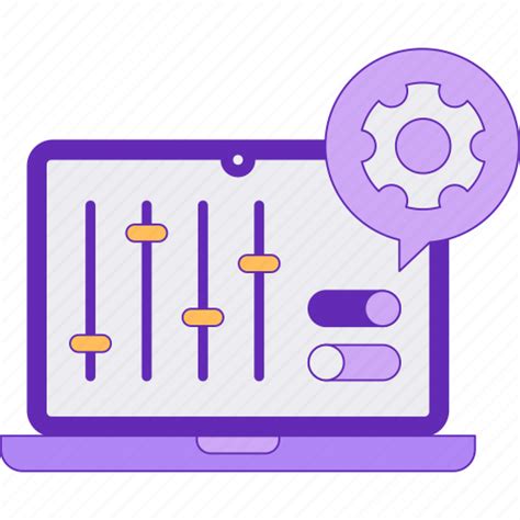 Setting Laptop Computer Equalizer Configuration Switch Icon Download On Iconfinder