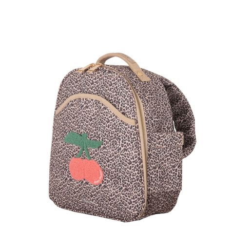 Jeune Premier Rugzak Peuter Leopard Cherry Mini Gent