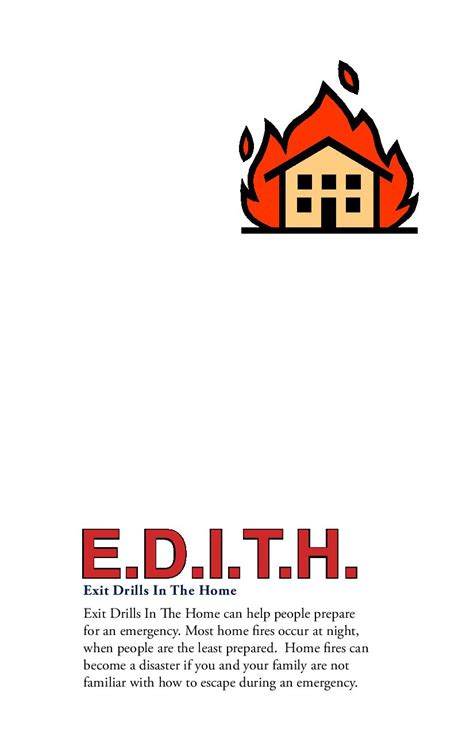 E D I T H Escape Plan Knowing These Tips Can Help At Home And Work