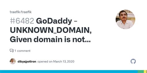 Godaddy Unknowndomain Given Domain Is Not Registered Or Doesnt