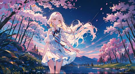 Beautiful Anime Girl Wallpaper By Akisakixyz On Deviantart