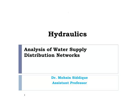 Pipe Network Analysis With Examples Pdf