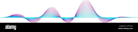 Colorful Sound Waves Are Creating A Dynamic Visual Representation Of