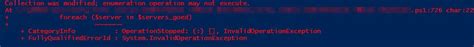 collection was modified error edit variable in foreach statement r