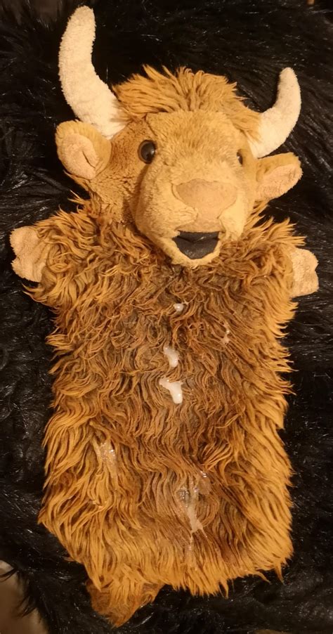 My Plushy Puppet Cum Dumpster Ive Used This Thing So Much Lol R