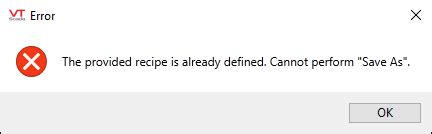 The Batch Recipe Management Page