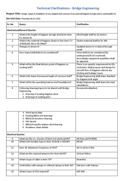 Technical Clarification Download Free Pdf Electric Power