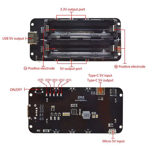Diymore Battery Shield V V V Micro USB Port Type C USB With Cable For Raspberry Pi
