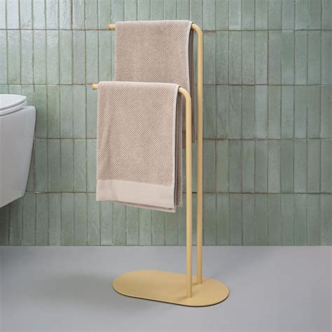 Tirrena Towel Holder Stand Midnight Blue In 2024 Towel Holder Stand