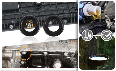 25pcs M12 Rubber Crush Washers Oil Drain Plug Gasketcrush Resistant