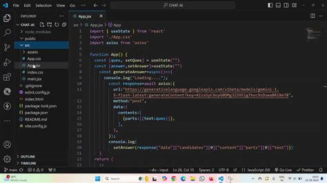rakesh banavath on linkedin chat ai application using react js