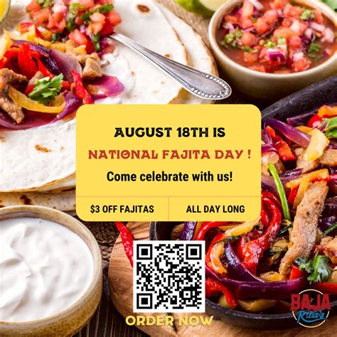 National Fajita Day At Baja Ritas Baja Ritas
