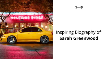 Sarah Greenwood Detailed Biography