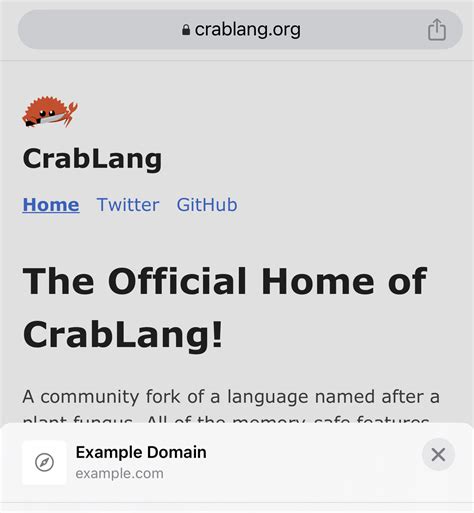 Website Share Issue Crablang Crab Github
