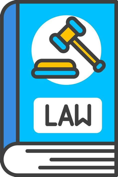 Ley Libro Icono En Azul Color 24361512 Vector En Vecteezy