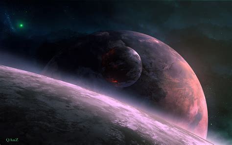 Planetscape Sci Fi Planet Landscape Space Art Artwork Wallpapers Hd Desktop And Mobile