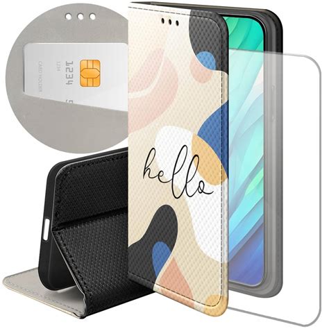 ETUI Z KLAPKĄ DO XIAOMI REDMI NOTE 12 4G WZORY ABSTRAKCJA KOLORY KSZTAŁTY Xiaomi Sklep EMPIK COM