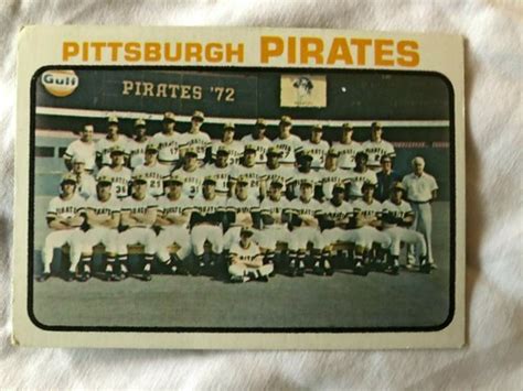 1973 Topps 26 Pittsburgh Pirates Team Ebay