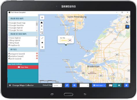 osm vector tiles geo data collector ios app