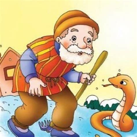 农夫与蛇寓言 农夫与蛇画画 农夫与蛇卡通 第4页 大山谷图库