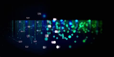 big data artificial intelligence abstract polygonal concept of