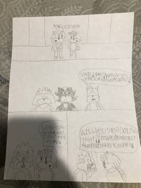 Sonic And Amy Body Swap Comic Page 14 By Sonicinkfan7000 On Deviantart