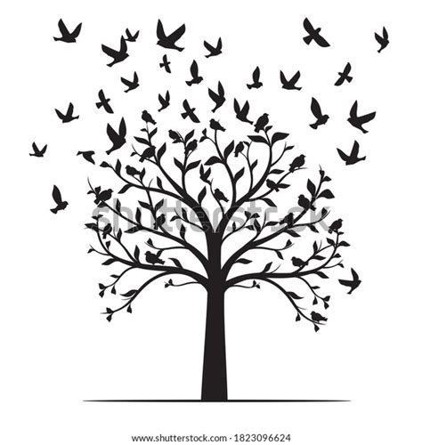 Tree Roots Birds Over Royalty Free Licensable Stock Illustrations Drawings Shutterstock