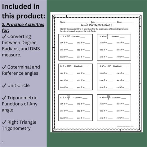 Trigonometric Function Unit Bundle Made By Teachers