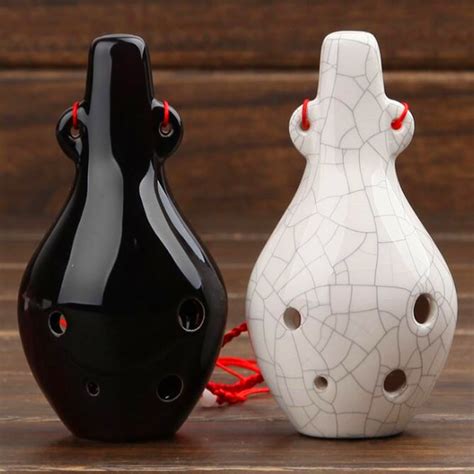 Clé Ocarina Ac 6 Trous Mini Flûte En Céramique 2 Grandado