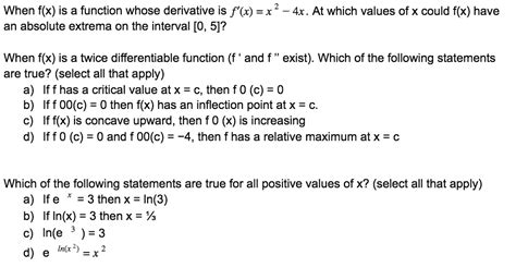 solved when f x is a function whose derivative is f x
