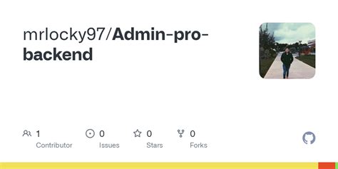 GitHub Mrlocky97 Admin Pro Backend