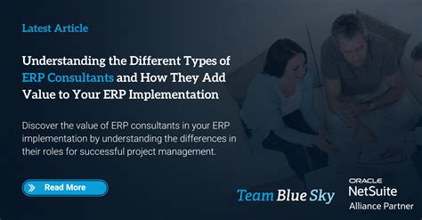 Understanding The Different Types Of ERP Consultants And How They Add