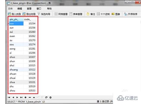 mysql将中文转拼音的方法 MySQL数据库 亿速云