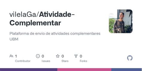 Github Vilelagaatividade Complementar Plataforma De Envio De