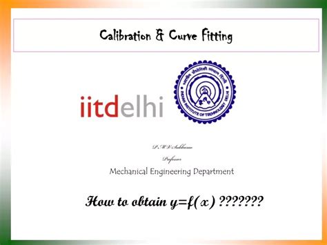 PPT Calibration Curve Fitting PowerPoint Presentation Free Download ID